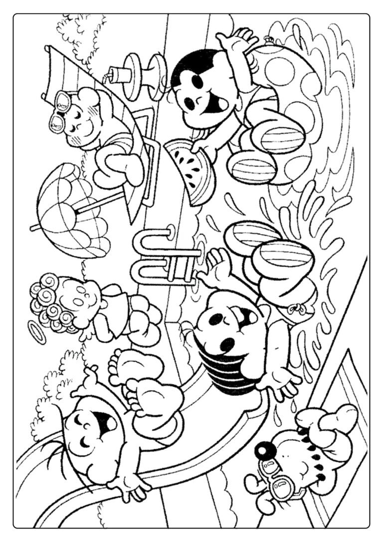 50 Desenhos da Turma da Mônica para Colorir: baixe PDF gratuito!